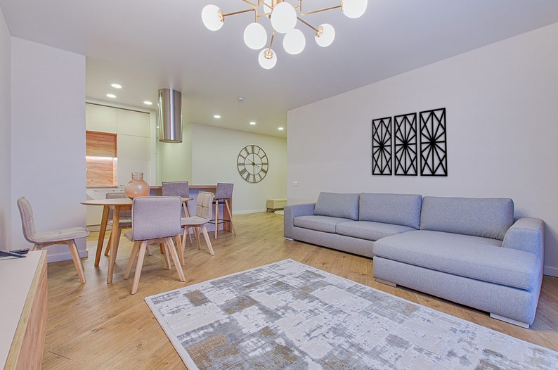 Metal Wall Art Three Piece Panel Triptych Metal Panel Loft - Etsy