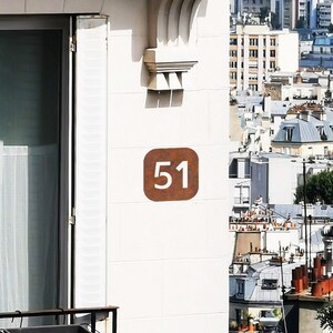 Corten House Number, Custom Corten Steel Sign, Plate, Corten Steel ...