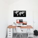 Metal Office Board World Map Magnetic Metal Map of the World Memo Board ...