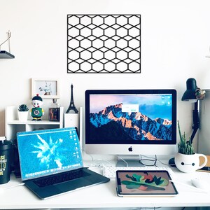 Metal Wall Organizer - Metal Memo Board, Metal Wall Art, Office Memo ...