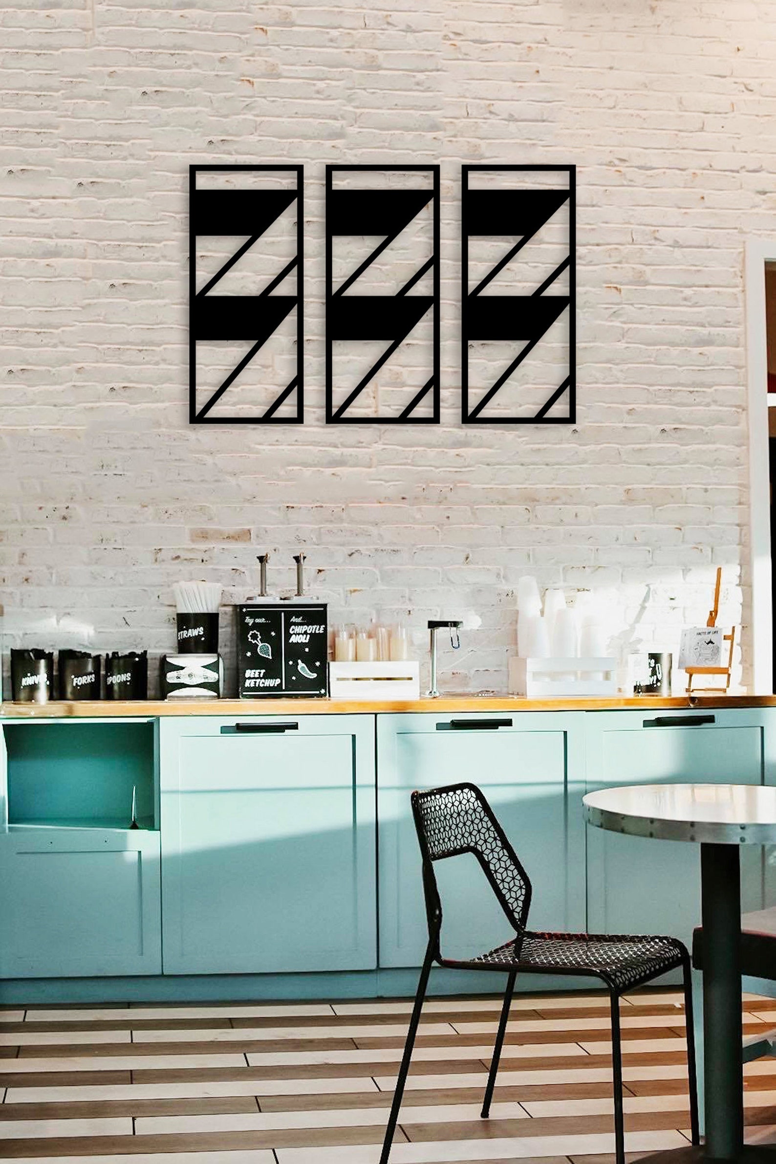 Triptych Metal Wall Art Panel 3 Piece Metal Wall Art - Etsy