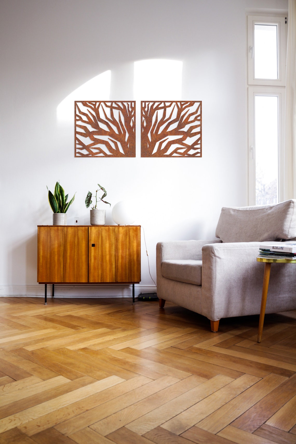 Corten Metal Wall Art Tree Rusty Tree of Life Wall Art - Etsy