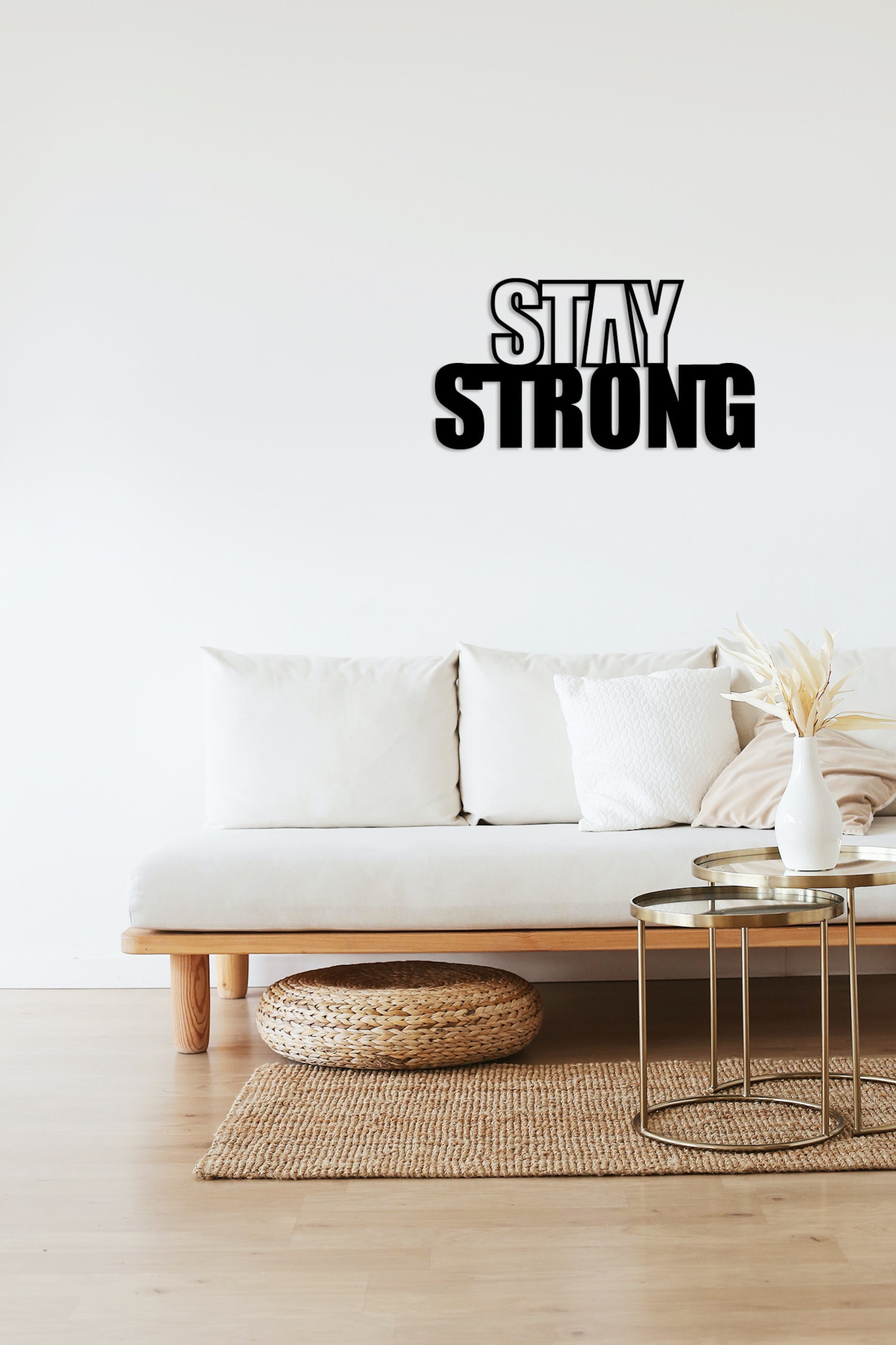 Stay Strong Metal Sign Motivational Metal Wall Art Metal - Etsy