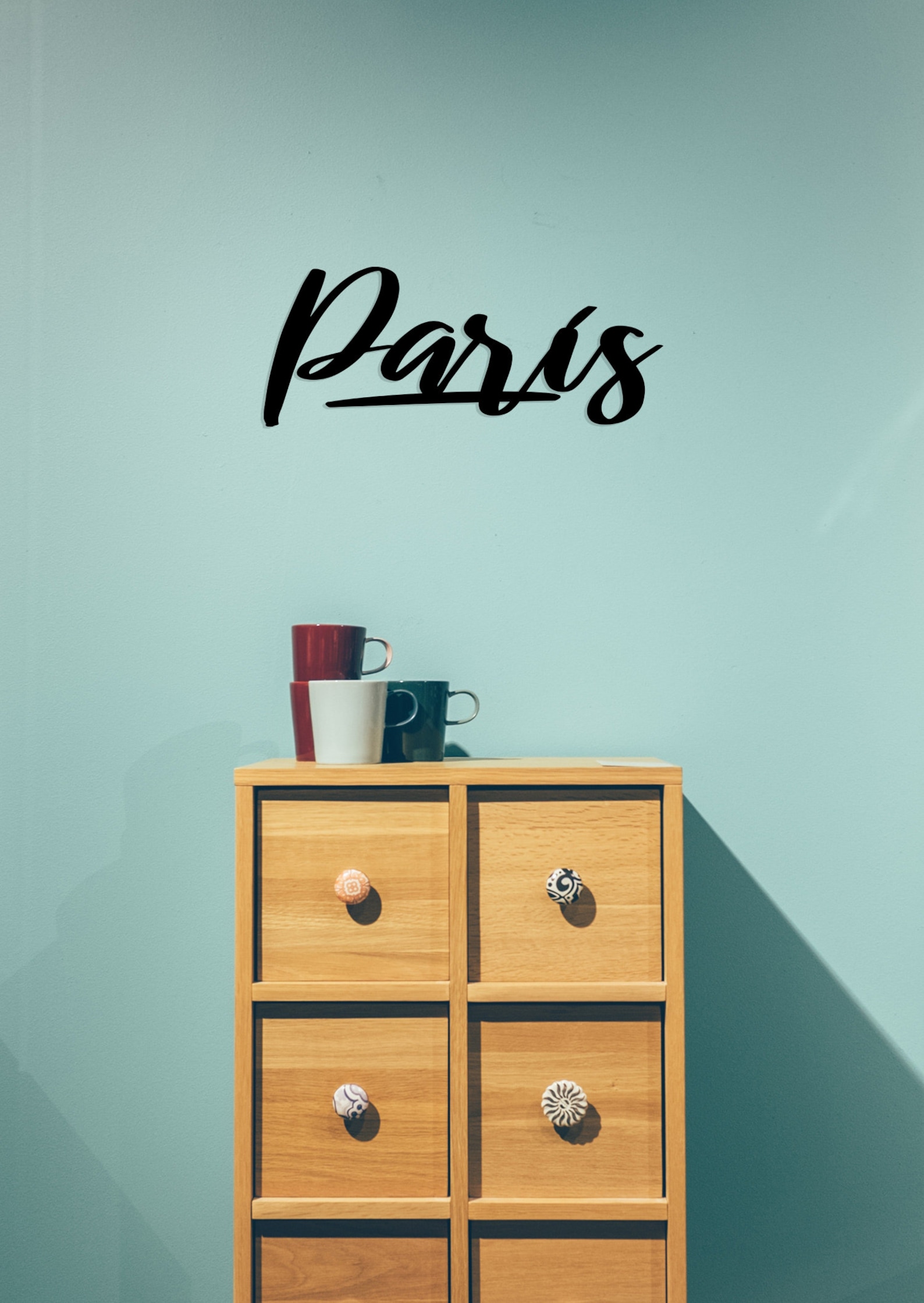 Metal Wall Art Paris Sign Metal Letters Metal Wall Art - Etsy