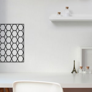 Metal Wall Organizer - Metal Memo Board, Metal Wall Art, Office Memo ...