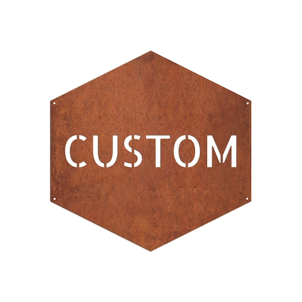 Corten Custom Logo - Etsy