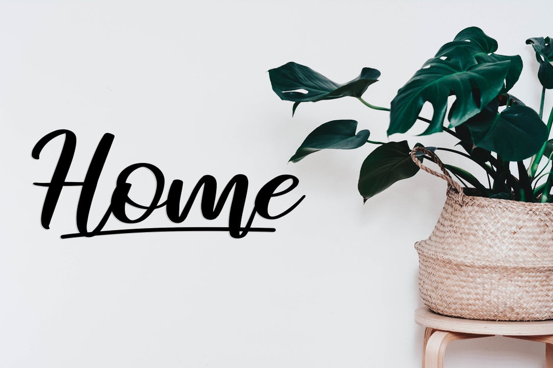 Home Metal Sign - Custom Wire Words, Custom Metal Letters, Housewarming ...