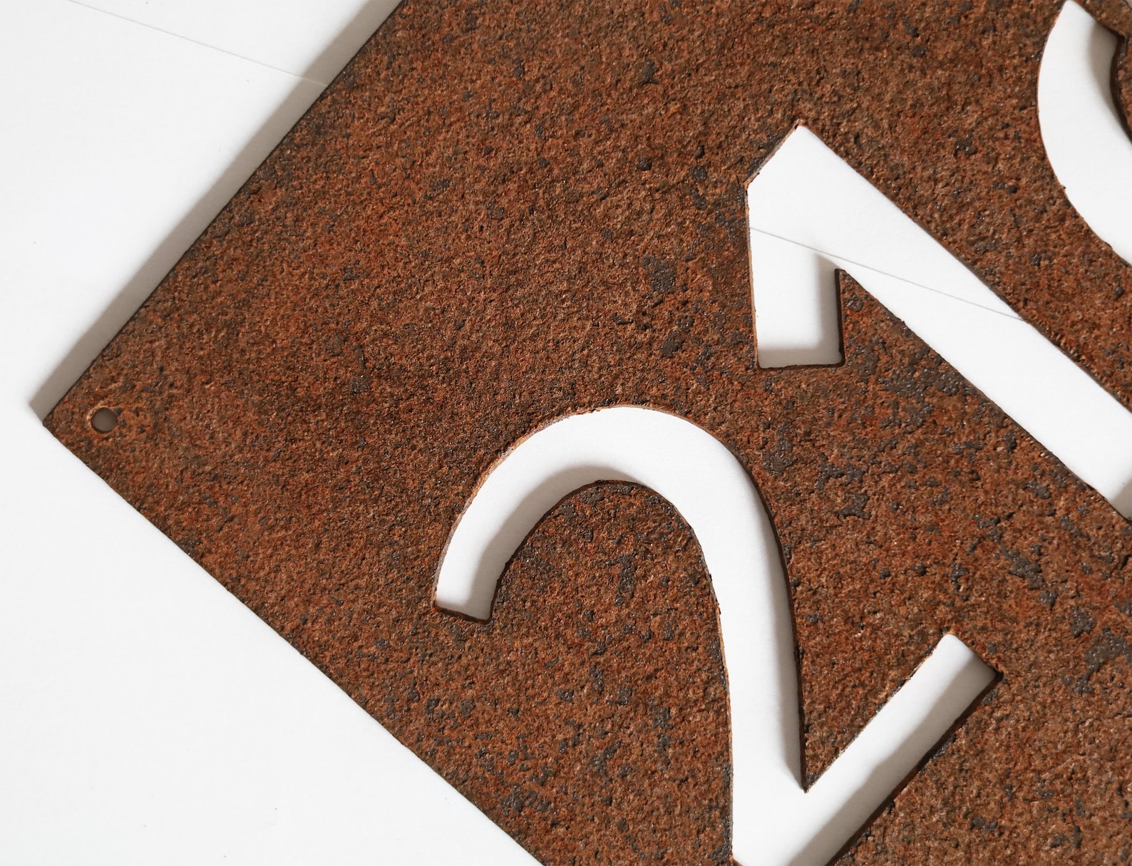 Rusted Steel House Number Metal House Number Rusted Building - Etsy