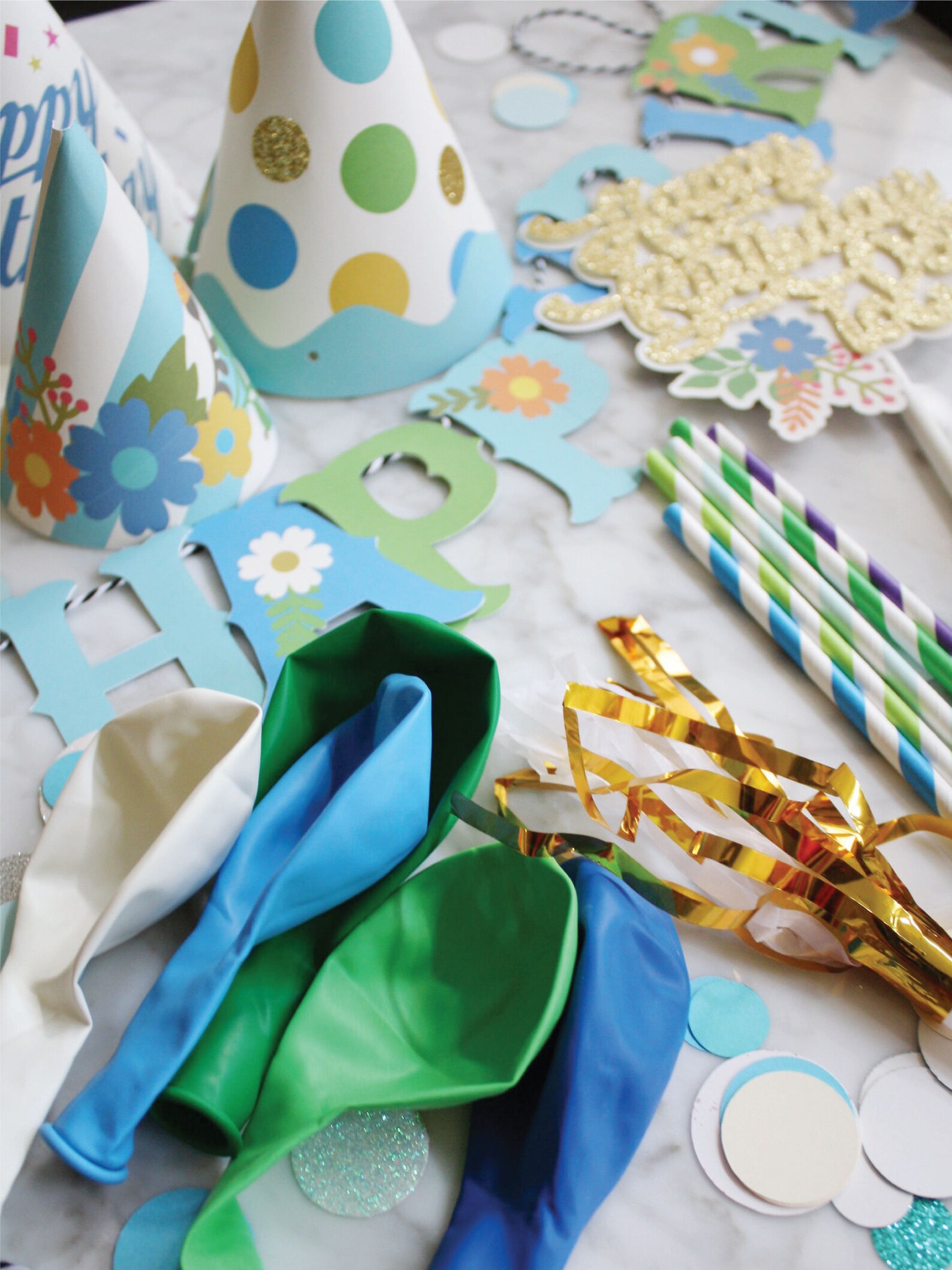 PARTY KIT- BLUE - Birthday Party Kit. Birthday Party Box, Birthday Cake ...