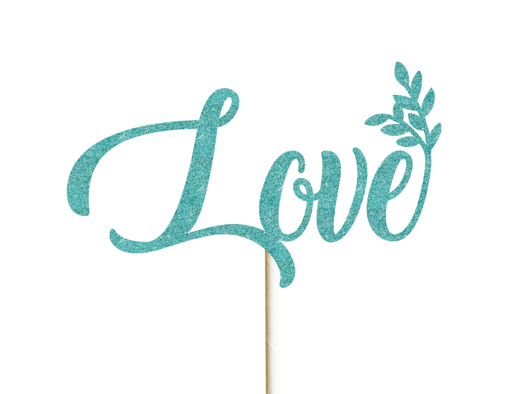 CAKE TOPPER - LOVE, Cake Topper, Love, Birthday Cake Topper ...