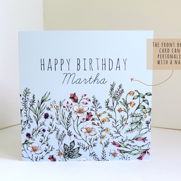 Botanical Birthday - Etsy