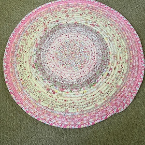 Large Jelly Roll Rug - Pink - Etsy