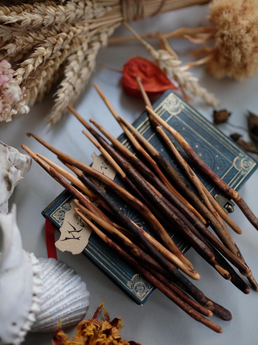 Handmade Wooden Crochet Hook: Eco-friendly Rustic Crafting - Etsy