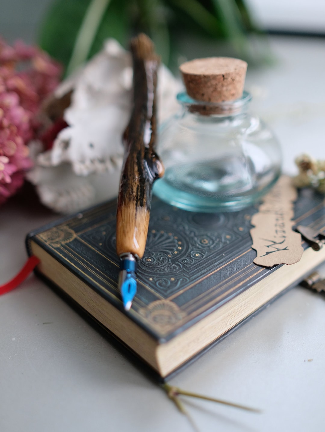 Dip Pen Hand Made From Natural Wood Suitable for Calligraphy, Drawing ...