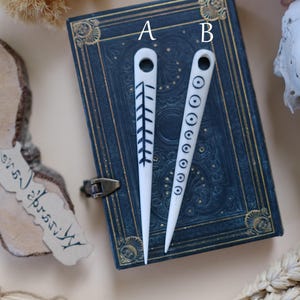 Bone Knitting Needle for Nalbinding or Weaving - Etsy