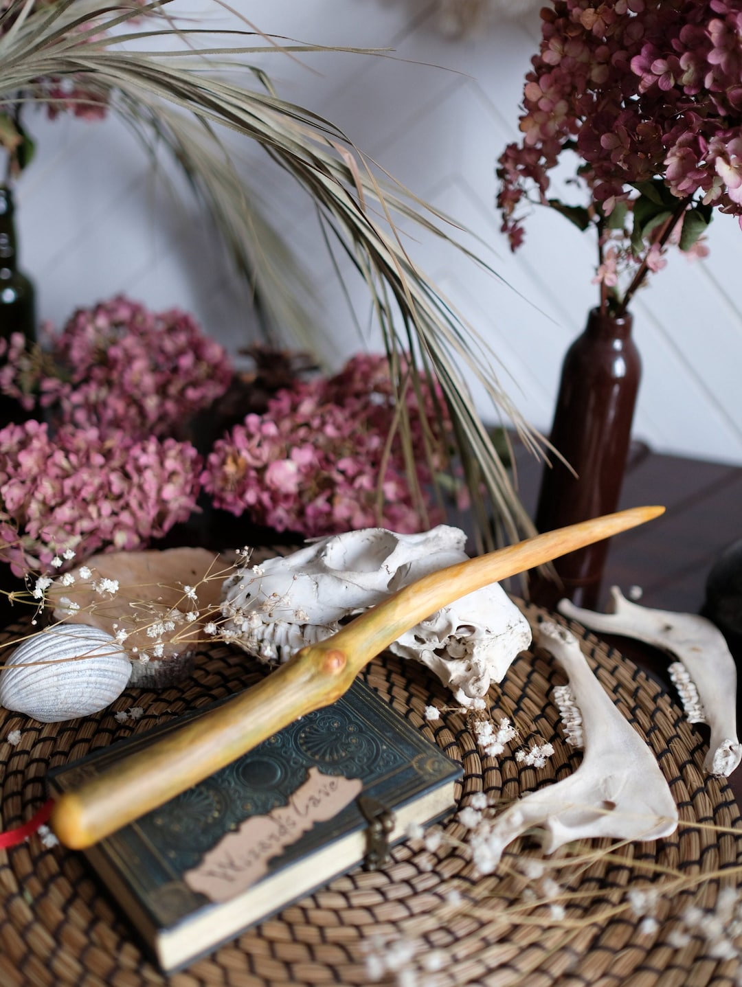 Magic Wand Hand Made From Pine Wood for a Real Witch or Wizard - Etsy