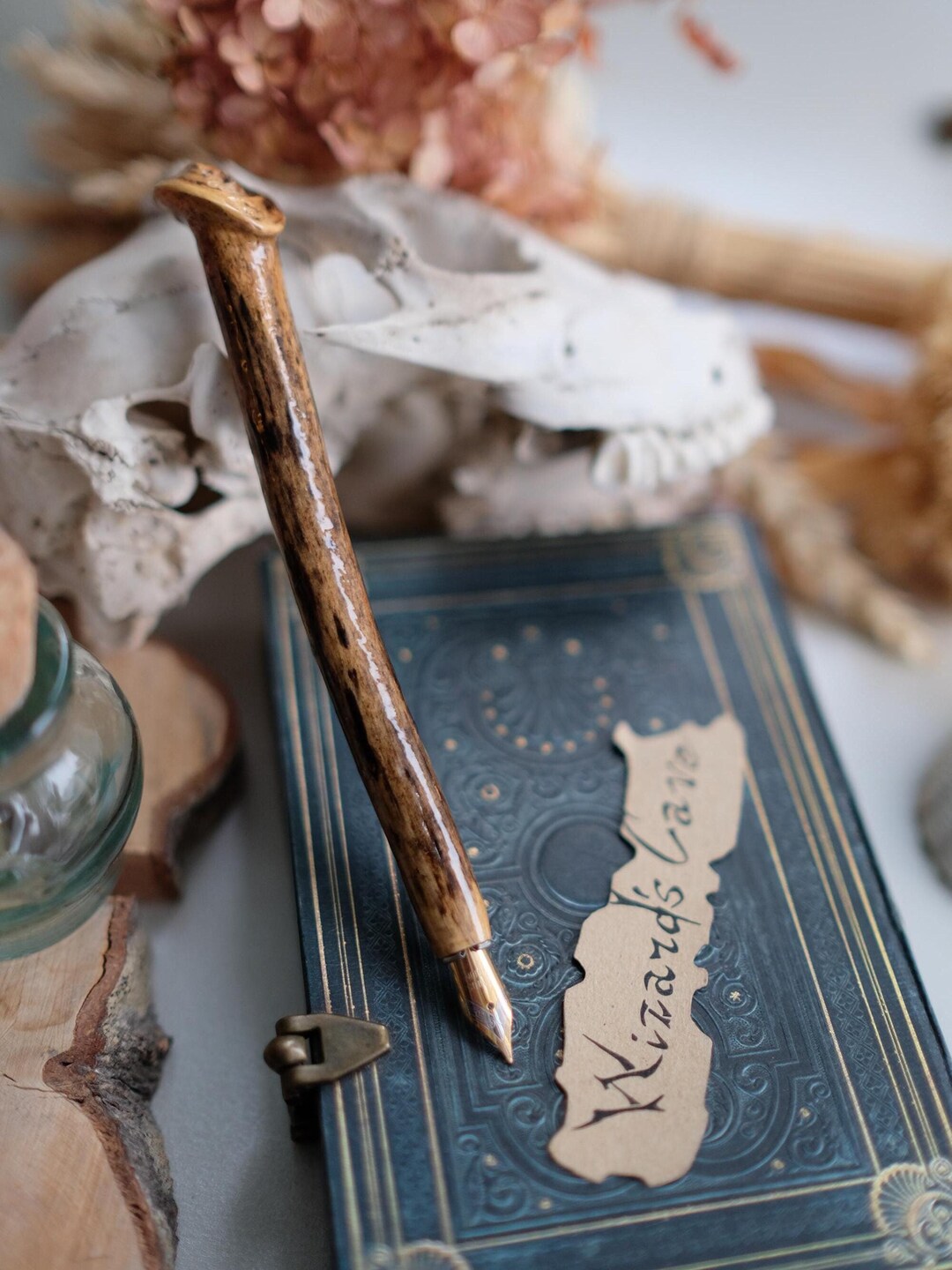 Dip Pen Hand Made From Natural Wood Suitable for Calligraphy, Drawing ...