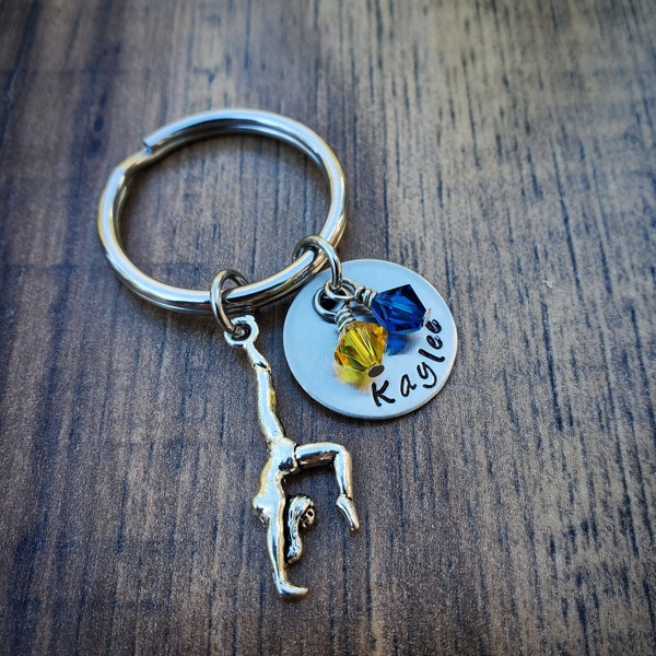 Gymnastics Keychain - Etsy