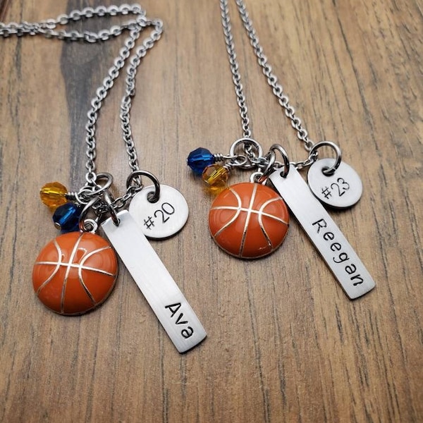 Basketball Necklace - Etsy