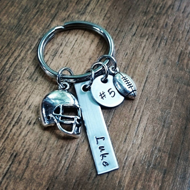 Football Gifts for Boys Football Mom Keychain Football - Etsy