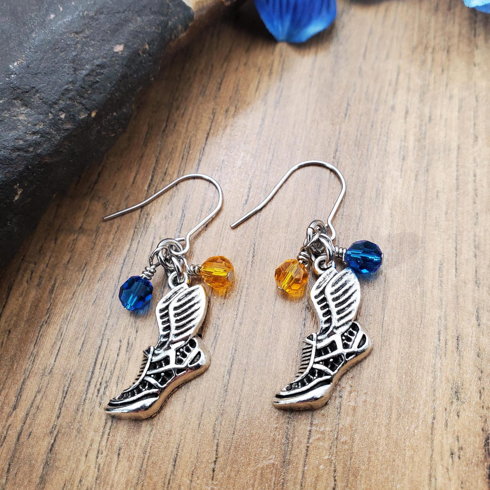Custom Track Earrings, Track Gifts, Sports Jewelry, XC Cross Country ...