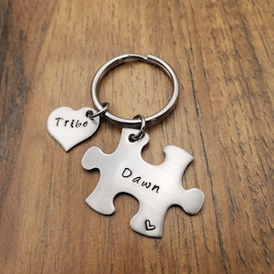 Puzzle Piece Tribe Keychains, Best Friend Puzzle Piece Keychains ...