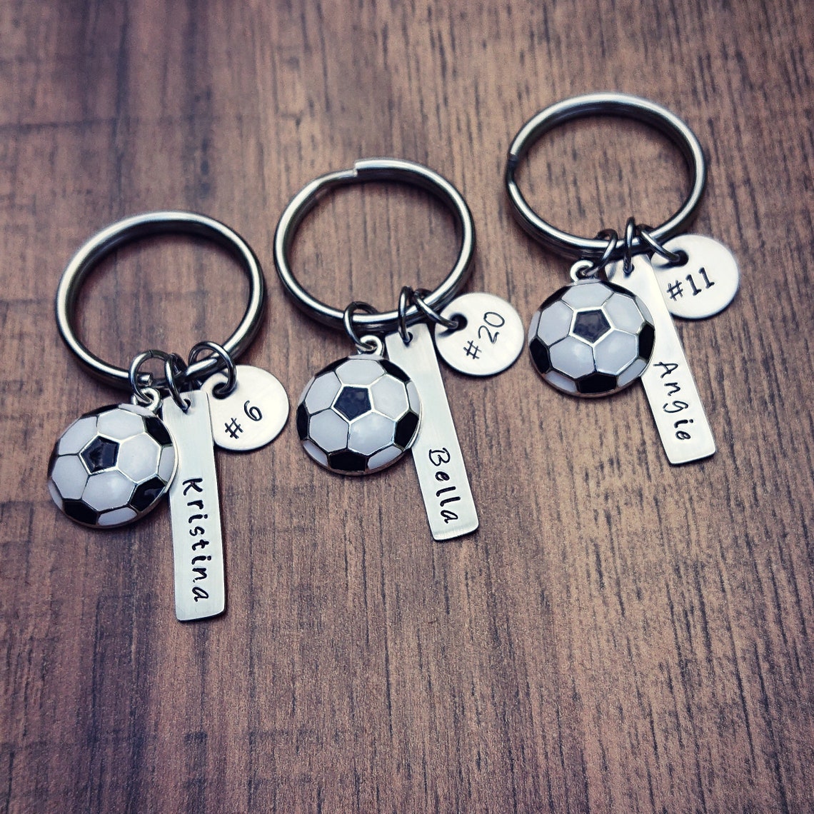 Soccer Keychain - Soccer Team Gift - Boys Soccer Gift - Girls Soccer ...