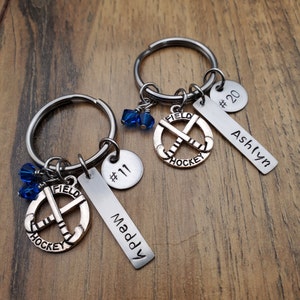 Field Hockey Keychain, Field Hockey Gift, Girls Field Hockey Gifts ...