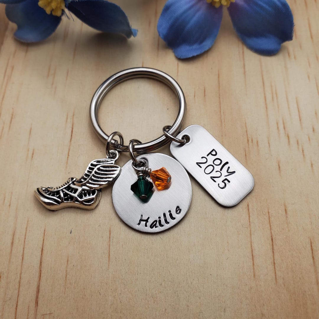 Personalized Senior Track and Field Gifts, Track Keychain, Track and ...