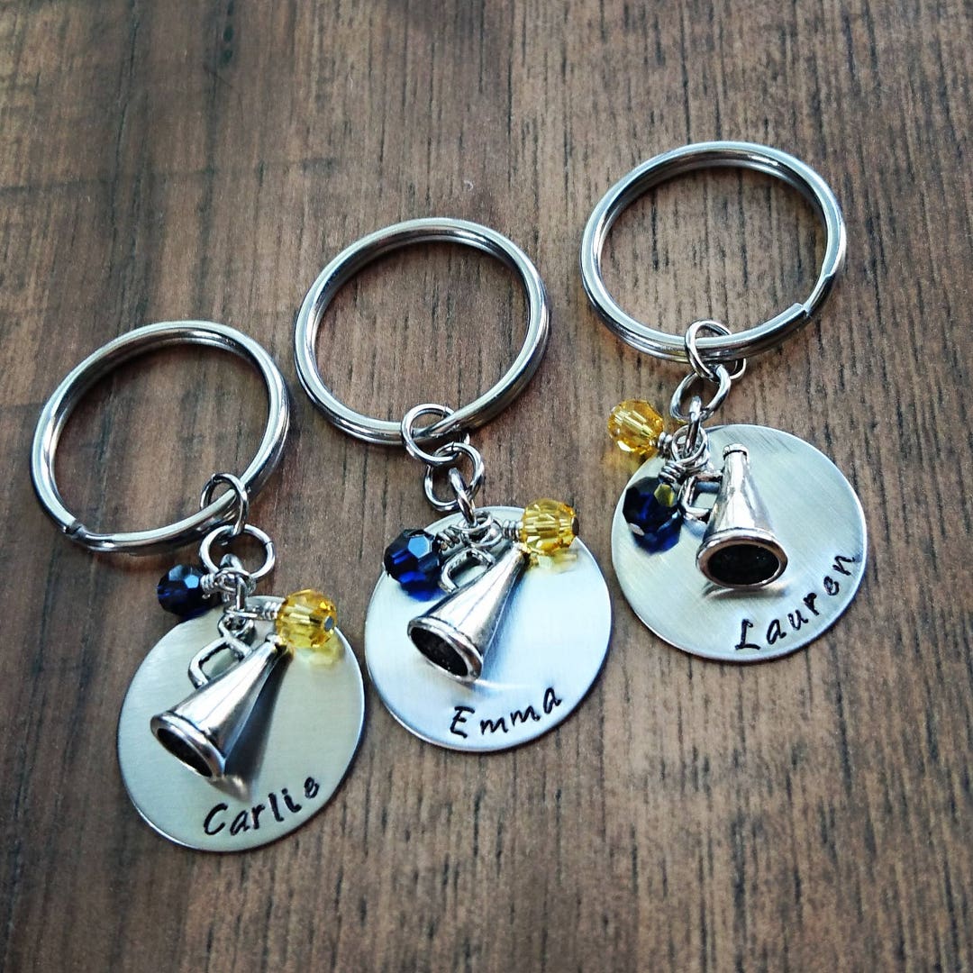 Cheerleader Keychain Cheerleader Gifts Cheerleader Team - Etsy