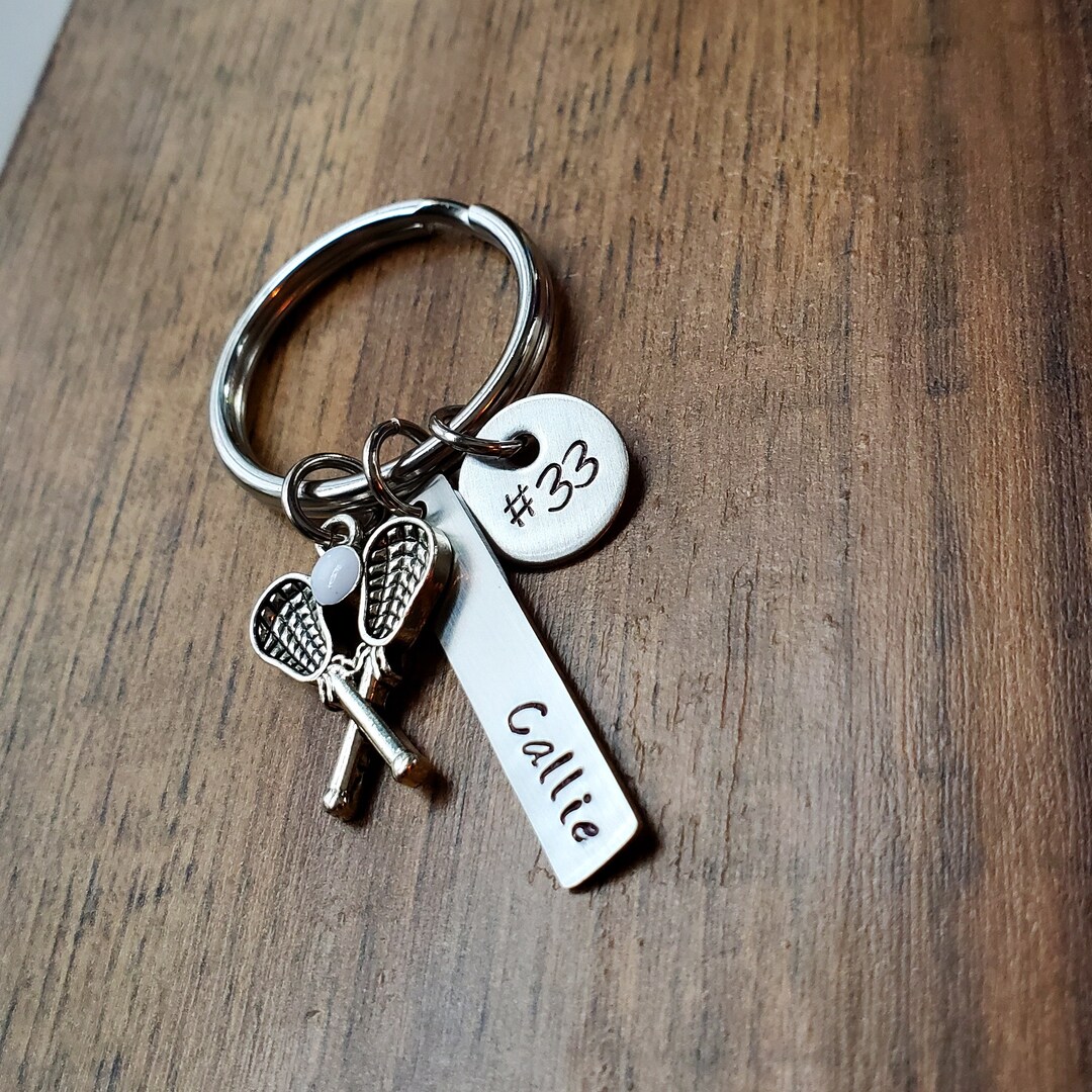 Lacrosse Gifts Lacrosse Keychain Boys Lacrosse Gift Girls Lacrosse Gift ...