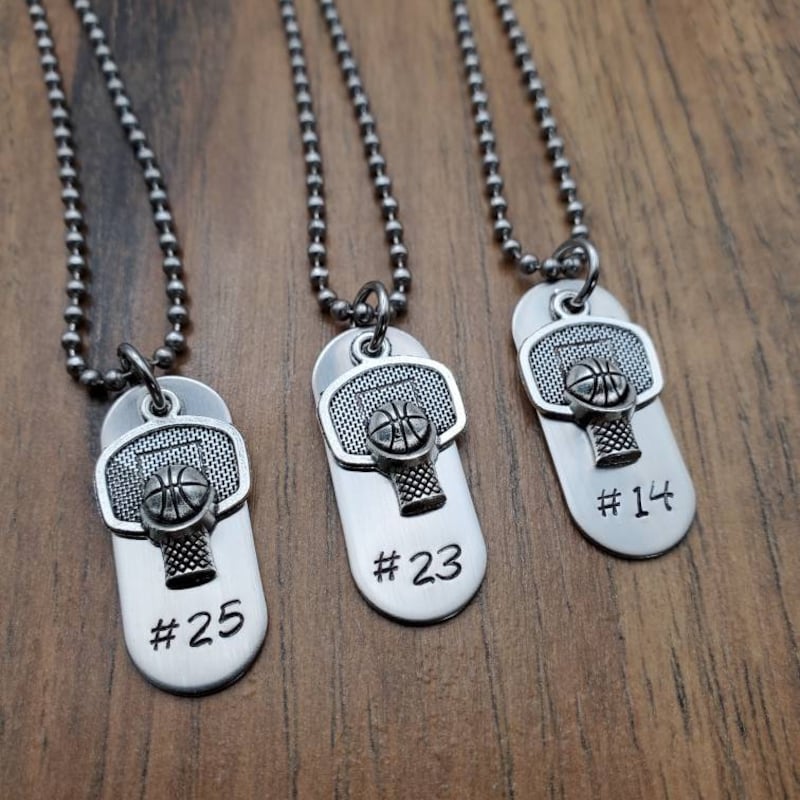 Basketball Necklace - Etsy
