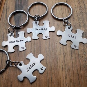 Family Gifts, Co Worker Gifts, Puzzle Piece Keychains, Best Friends ...