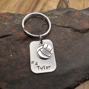 Hand Stamped Personalized Water Polo Keychain, Water Polo Gift for Boys ...