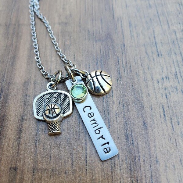 Basketball Necklace - Etsy