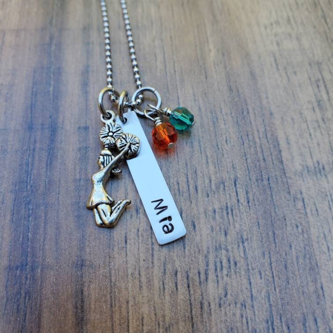 Cheer Gifts, Cheerleader Necklace, 8th Grade Night Cheer Gift, Cheer ...