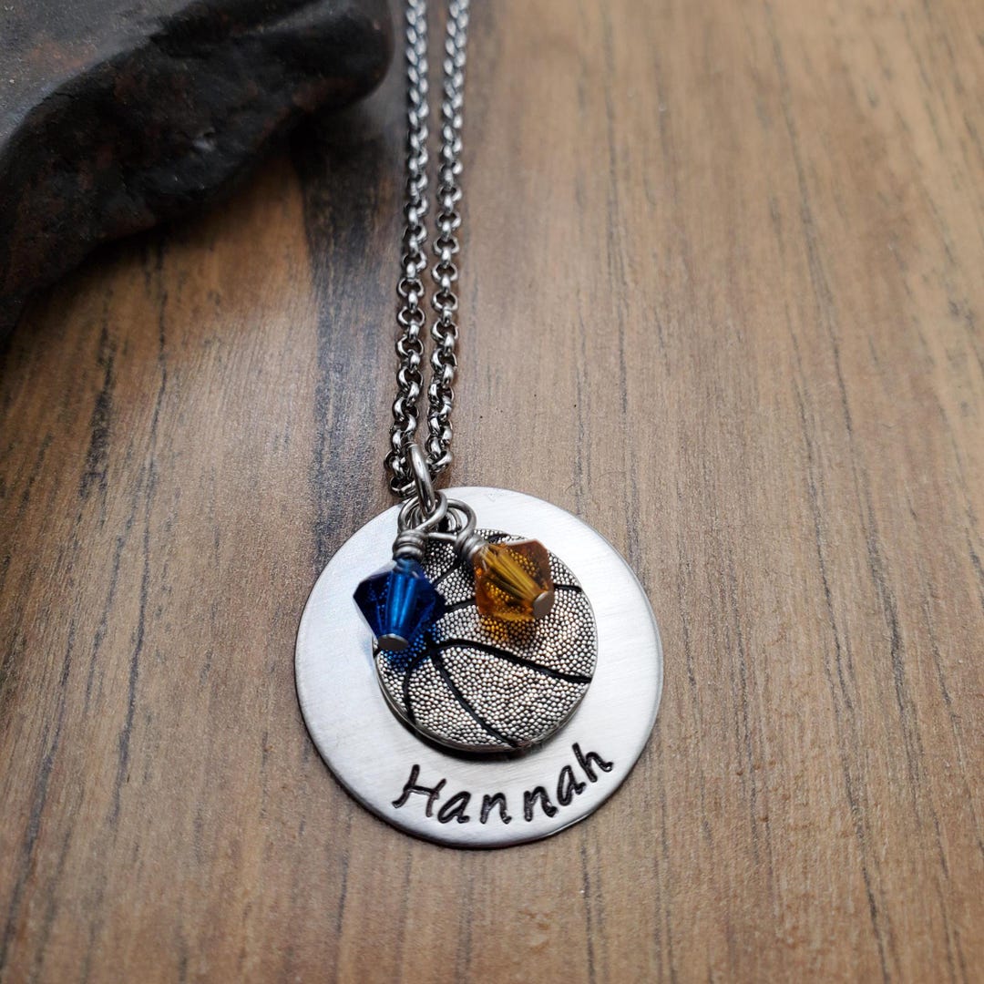 Personalized Basketball Gifts for Girls, Custom Basketball Necklace ...