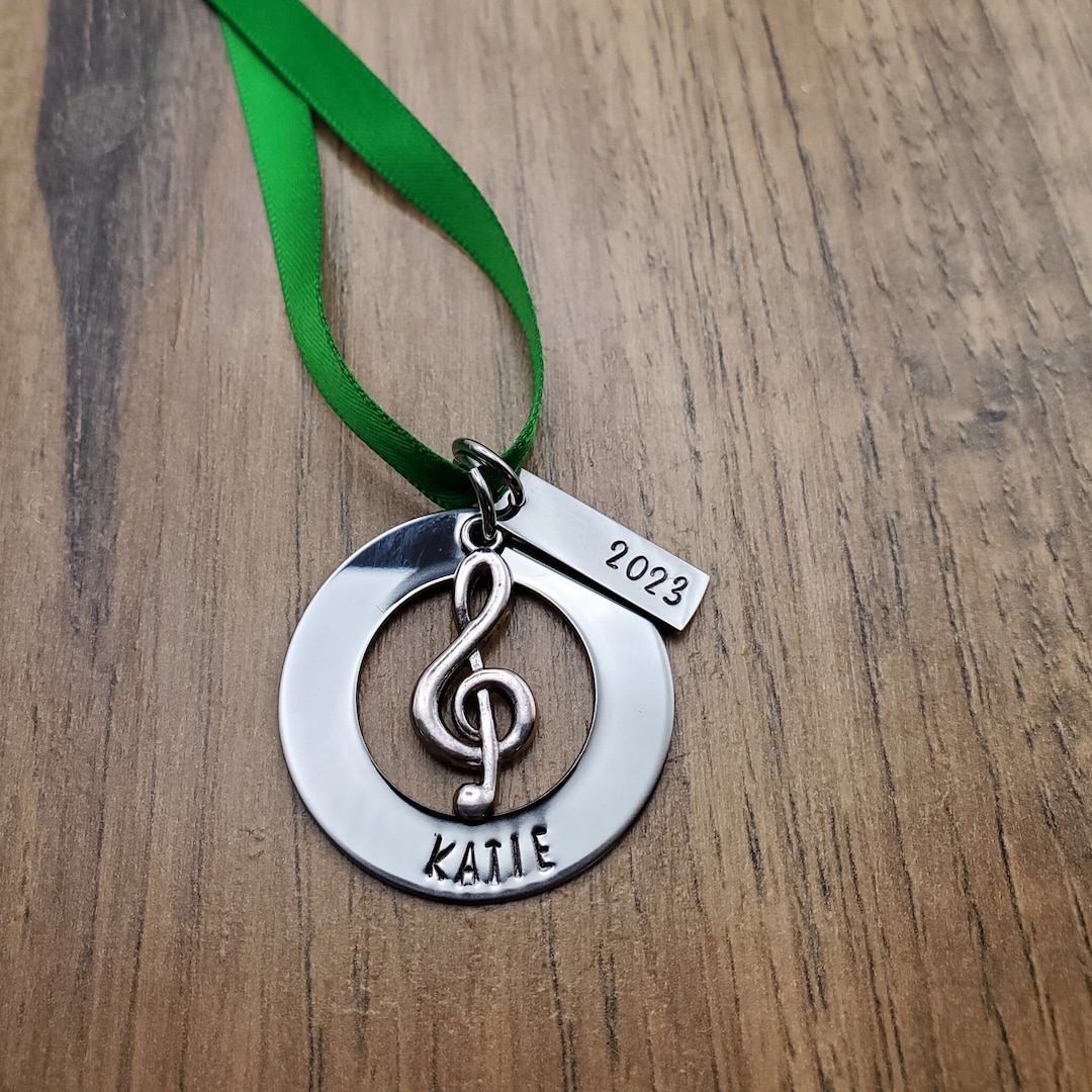 Personalized Marching Band Music Ornament, Christmas Team Gift, Band ...