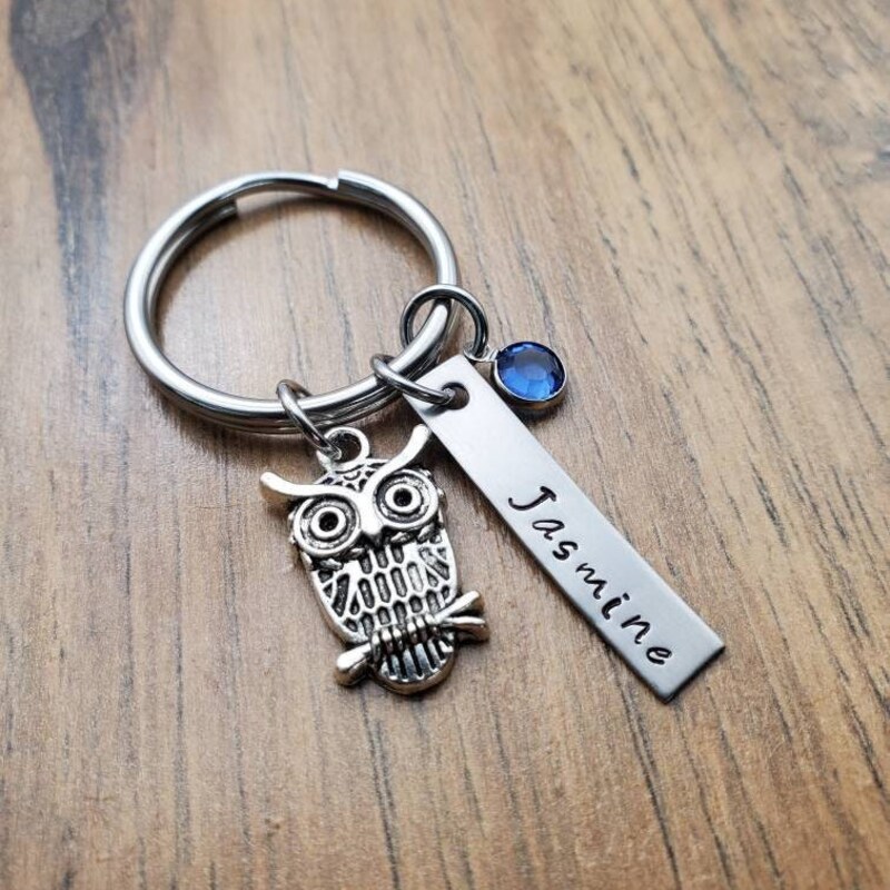 Owl Keychain - Etsy