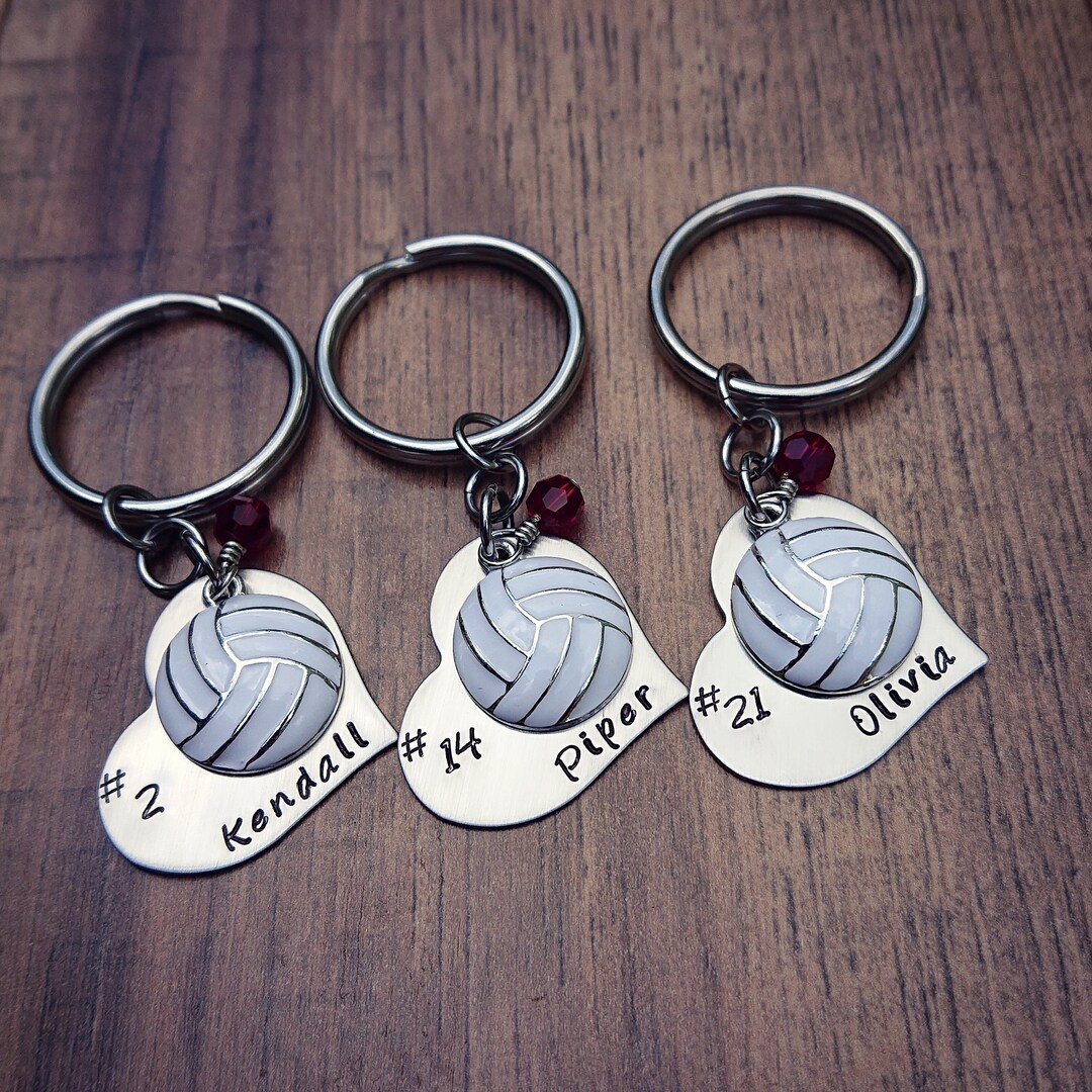 Volleyball Keychain - Girls Volleyball Gifts - Volleyball Gifts for ...
