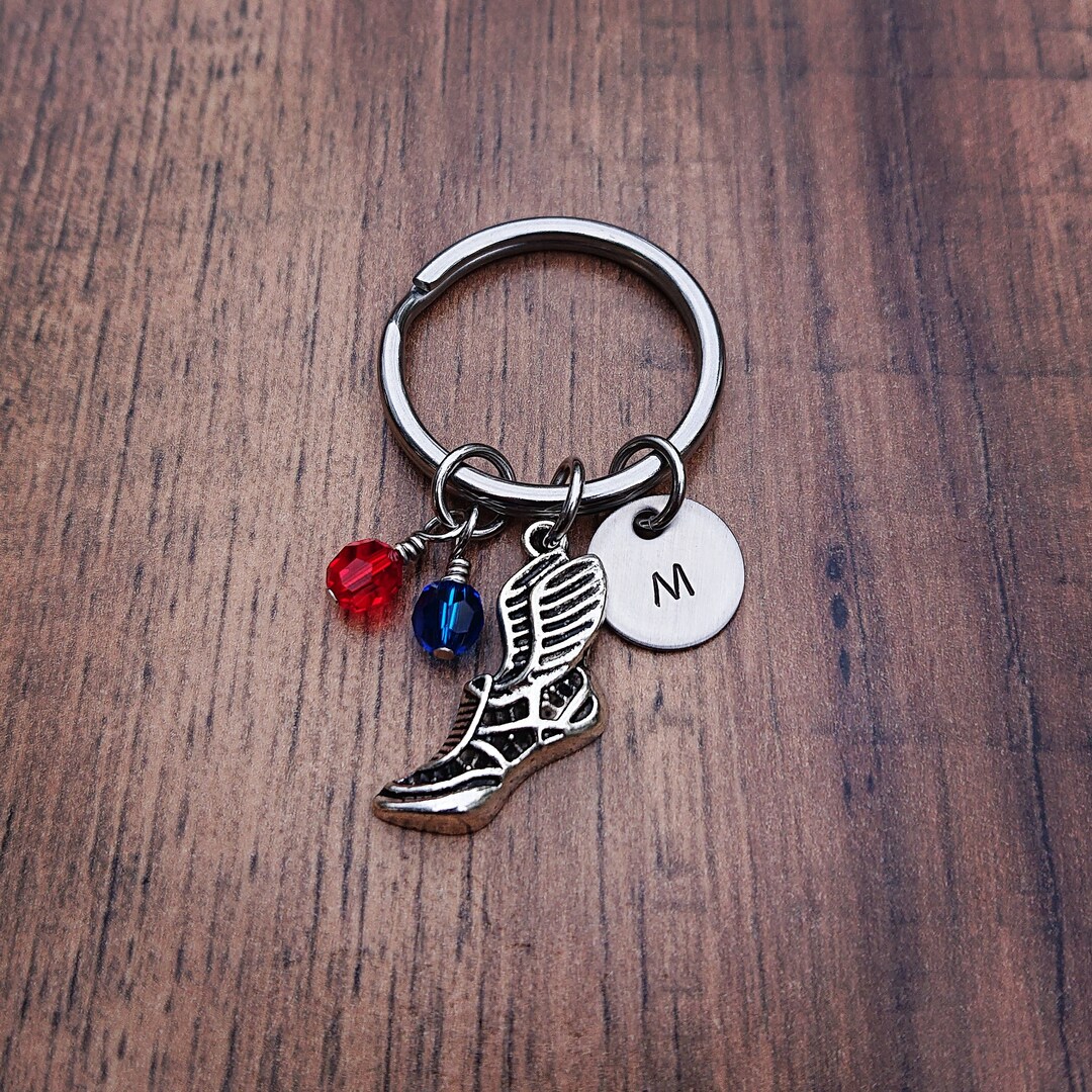 Track Gifts - Track and Field Keychain - Track Keychain - Runner Gift ...