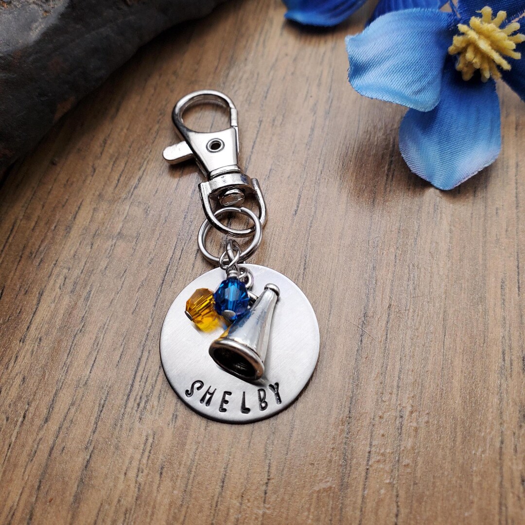 Personalized Cheerleading Keychain, Bulk Cheer Gifts, Cheer Team Bag ...
