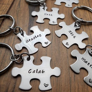 Family Gifts, Co Worker Gifts, Puzzle Piece Keychains, Best Friends ...