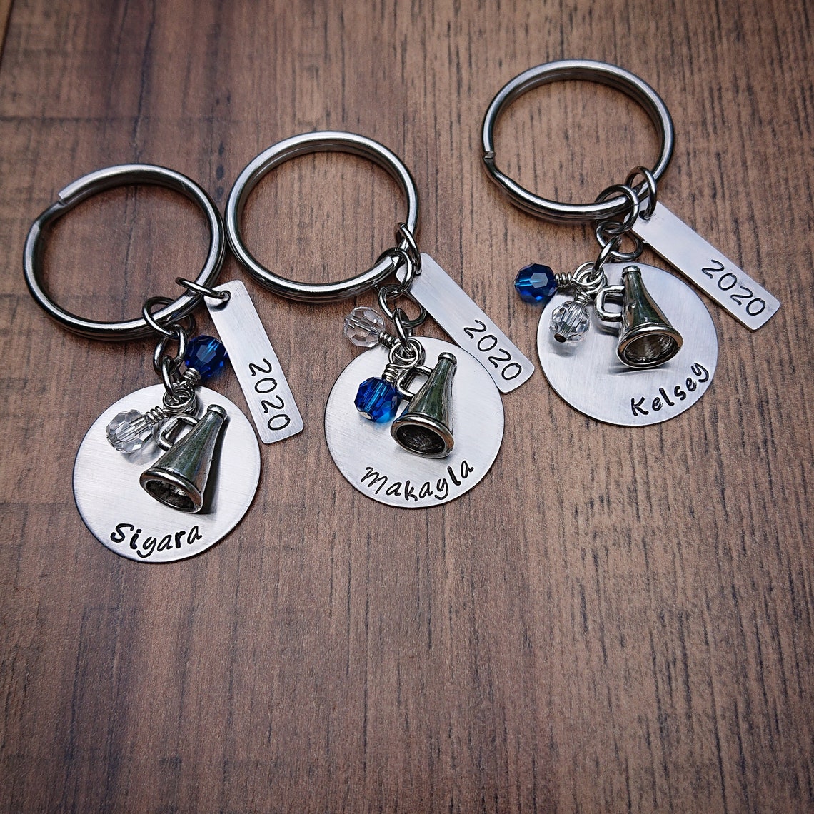 Cheerleader Keychain Cheerleader Gifts Cheer Team Gift - Etsy