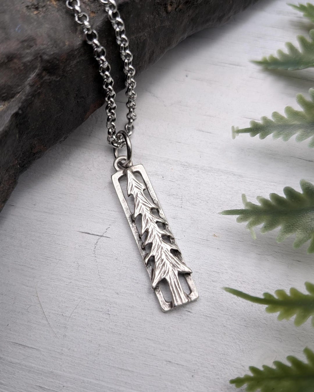 Pine Tree Necklace / Mountains Gifts / Nature Jewelry / Evergreen ...