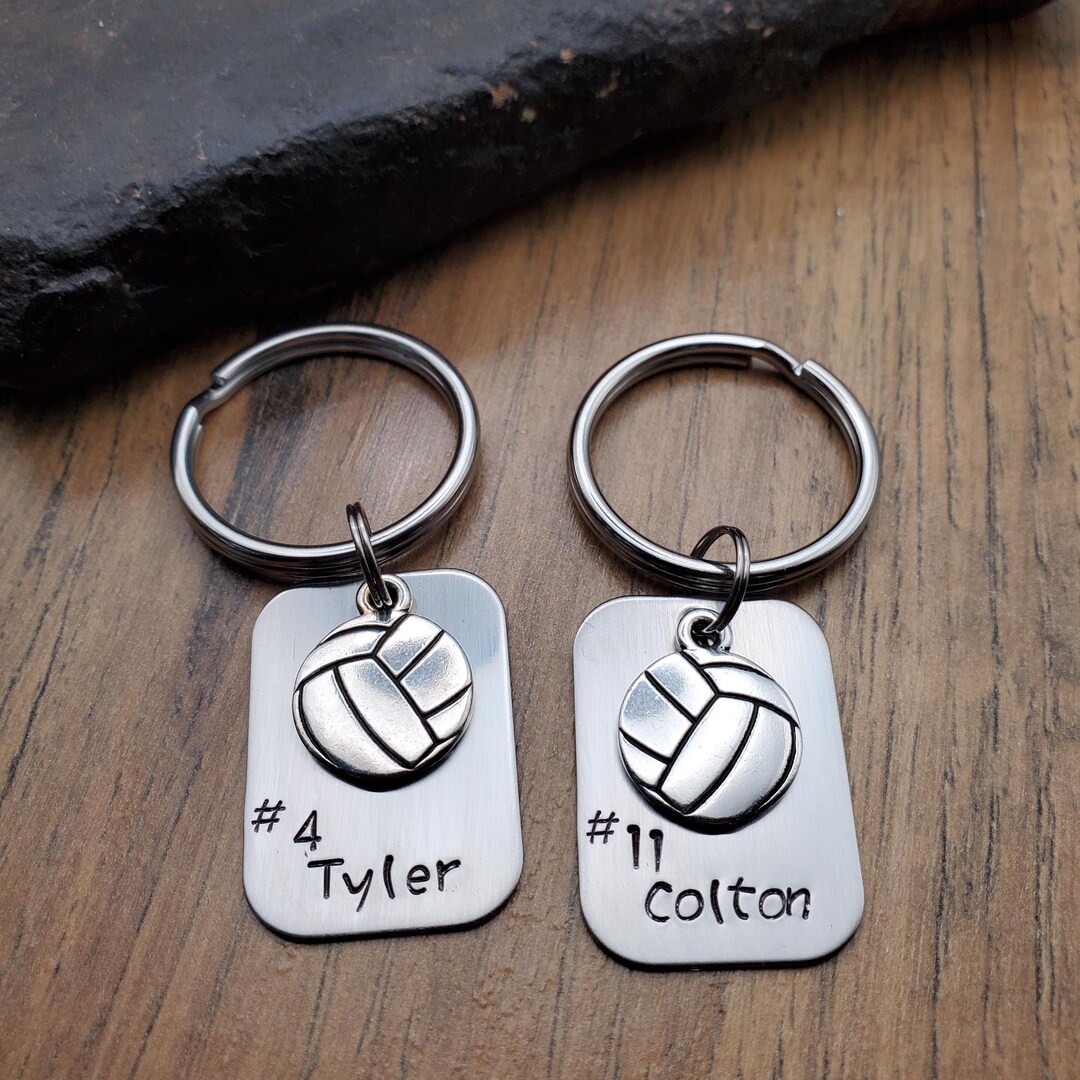 Hand Stamped Personalized Water Polo Keychain, Water Polo Gift for Boys ...