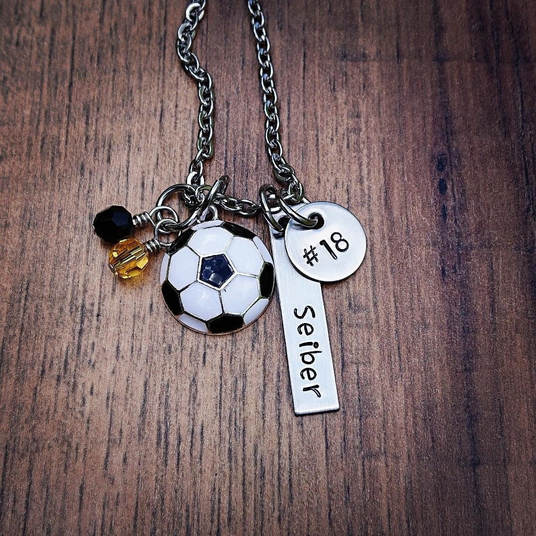 Soccer Gifts - Soccer Necklace - Soccer Gift for Girls - Soccer Senior ...