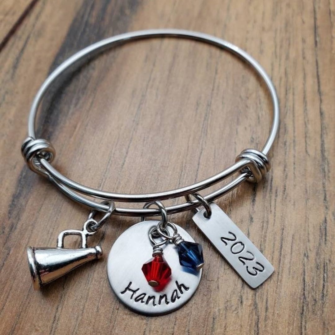 Personalized Cheer Bracelets, Cheer Team Gifts, Senior Night Gifts - Etsy