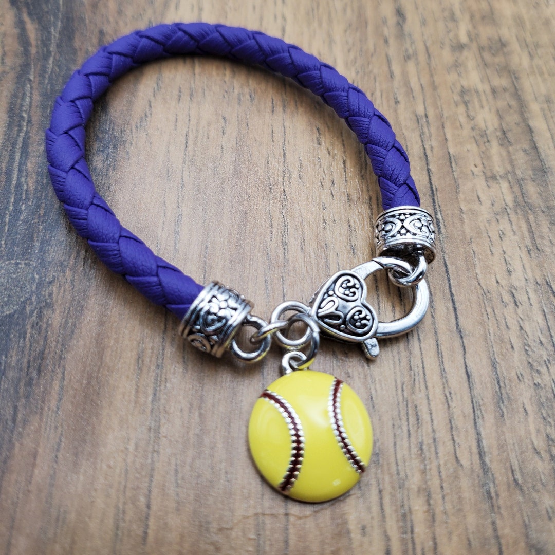 Softball Bracelet, Girls Softball Team Gifts, 8th Grade Night, Pick ...