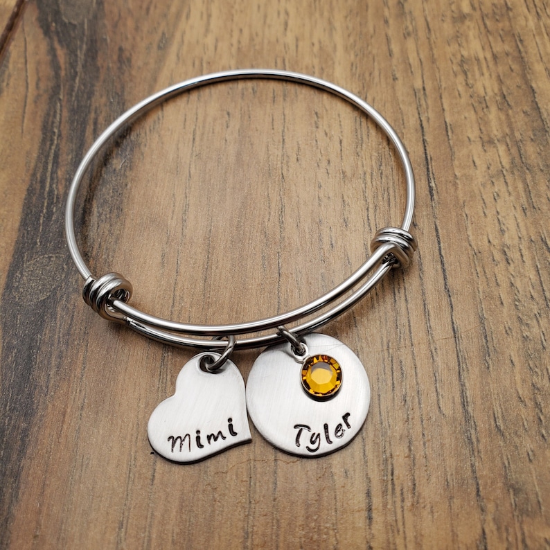 Personalized Mimi Bracelet, Mothers Day Gift, Mimi Gift, Kid Name and ...